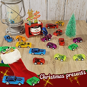 3 otters 24PCS Small Pull Back Cars for Kids, Mini Race Car Party Favors, Easter Egg Prefilled Basket Stuffers Filler and Classroom Prize Supplies