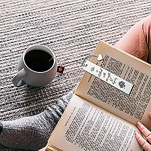 She is Clothed with Strength and Dignity Funny Inspirational Bookmark Gifts for Women, Bookmarks for Sister Girl Daughter Bookworm Book Friend Sister Gifts Friendship Gifts