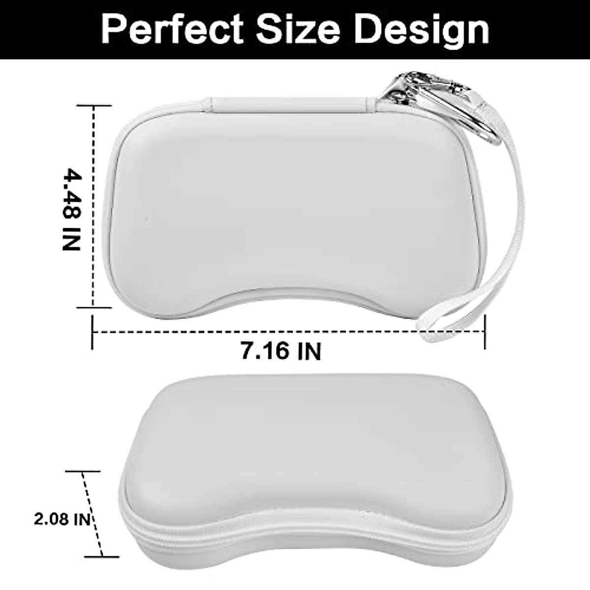 casmilee Case Compatible with Backbone One Mobile Gaming Controller and Travel Carrying Case Compatible with Laifen Hair Dryer Bundle