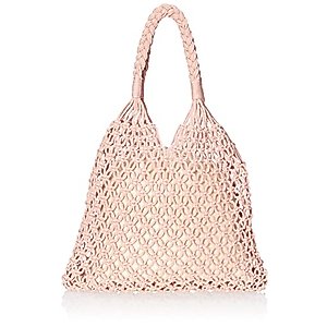 Via Del Tritone 430608 Women's Tote Bag, Aaron, Grayish Pink