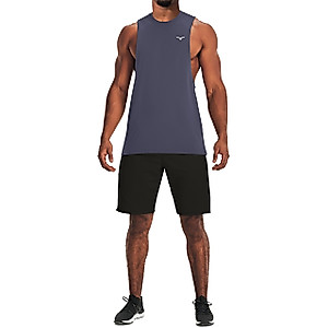 Project Titan Men's Workout Drop Arm Tank Top Cut Off Sleeveless Gym Shirt