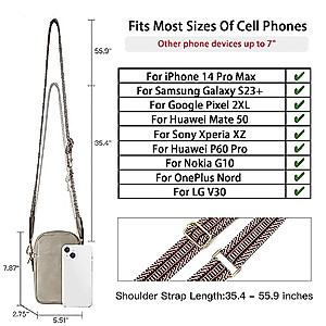 Telena Small Crossbody Bags for Women Trendy PU Leather Cross Body Cell Phone Purse Shoulder Bag Grey