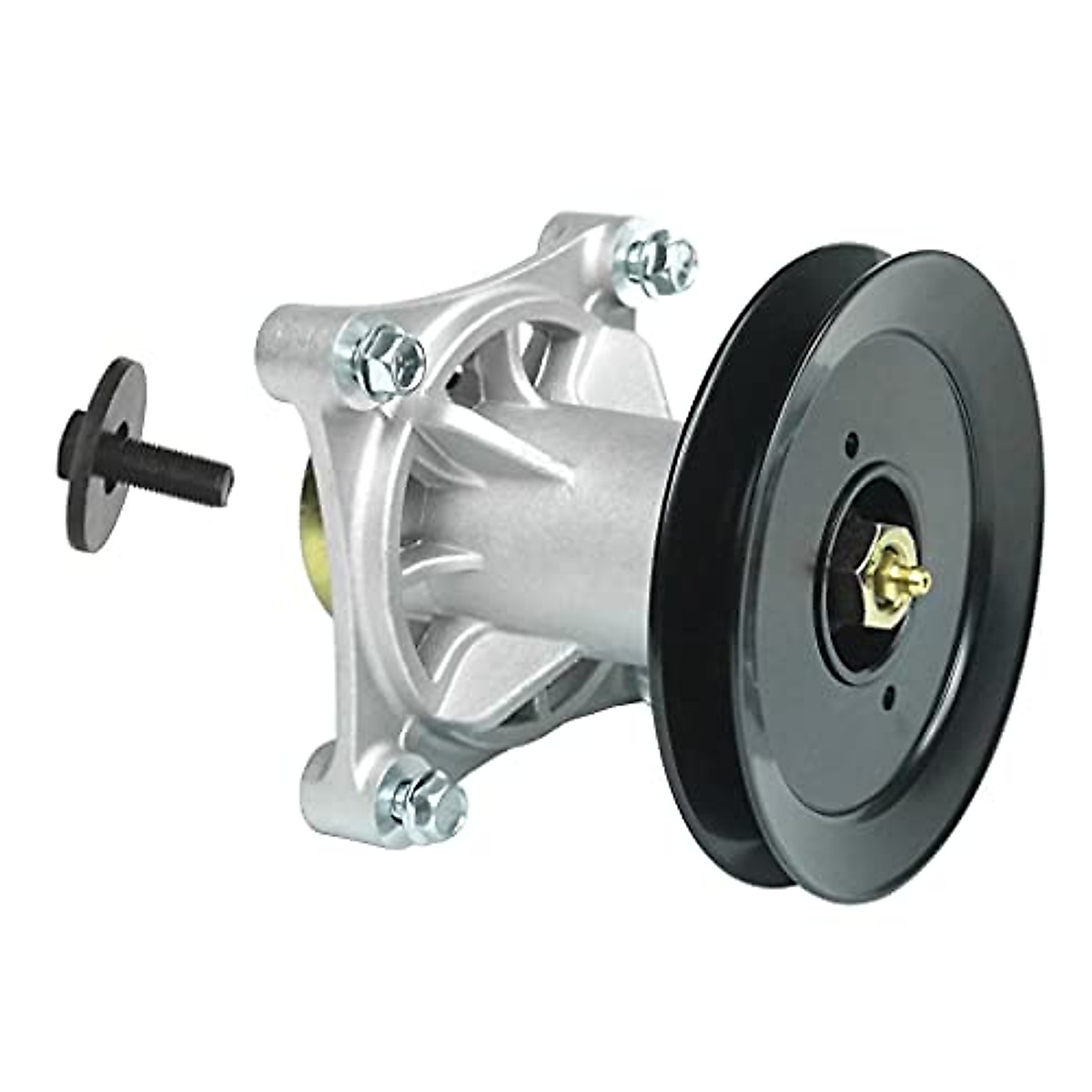 OKH New Parts 174356 Spindle Assembly with Pulley Replace 532174356 82-015 285-108 11014 GT2248 GTH2248 GTH2548 YTH1848XP YTH2748 Jonsered 532174358 LT19A LT2119A LT2122A Pulley 539113962