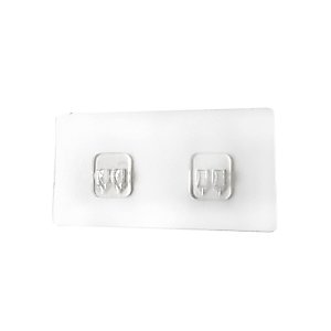 RTYUIE Transparent Household Plastic Hook Kitchen Waterproof Sticky Hook Bathroom Rack Sticker Sticky Wall Super Glue Hook Hanger Easy to Install (Color : 4)