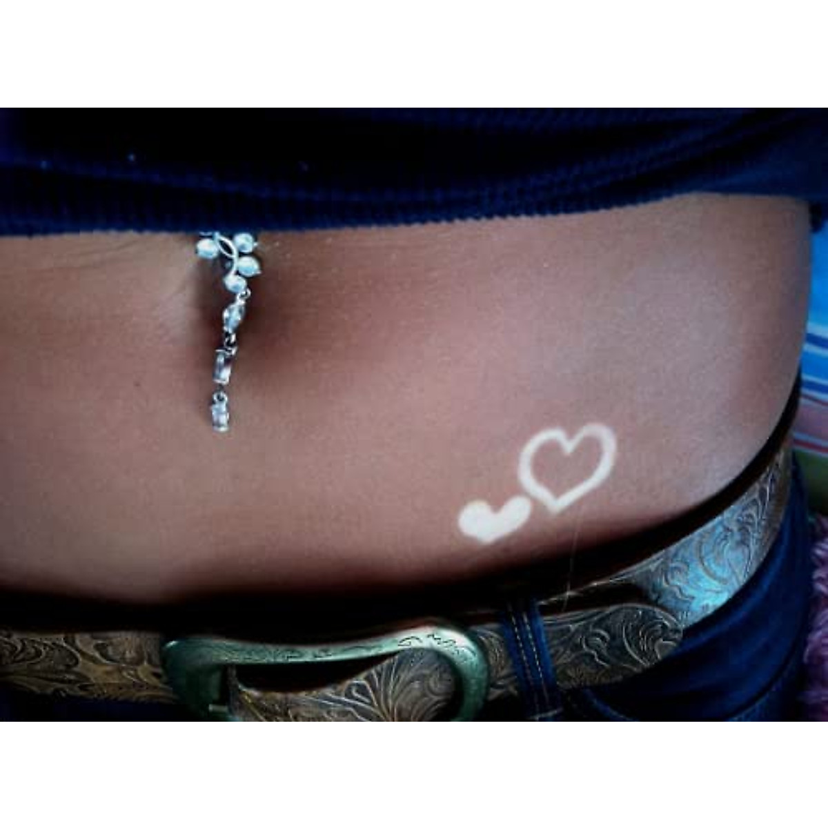 3-Way Heart Tanning Stickers 50 Count