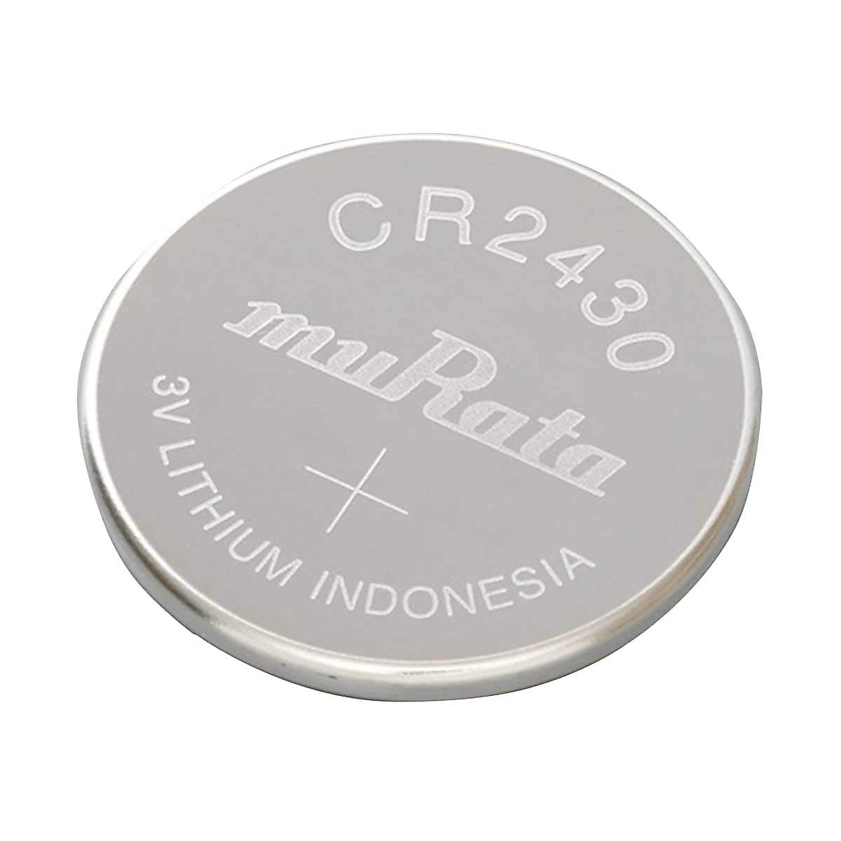 Murata CR2430 Battery DL2430 ECR2430 3V Lithium Coin Cell (5 Batteries)