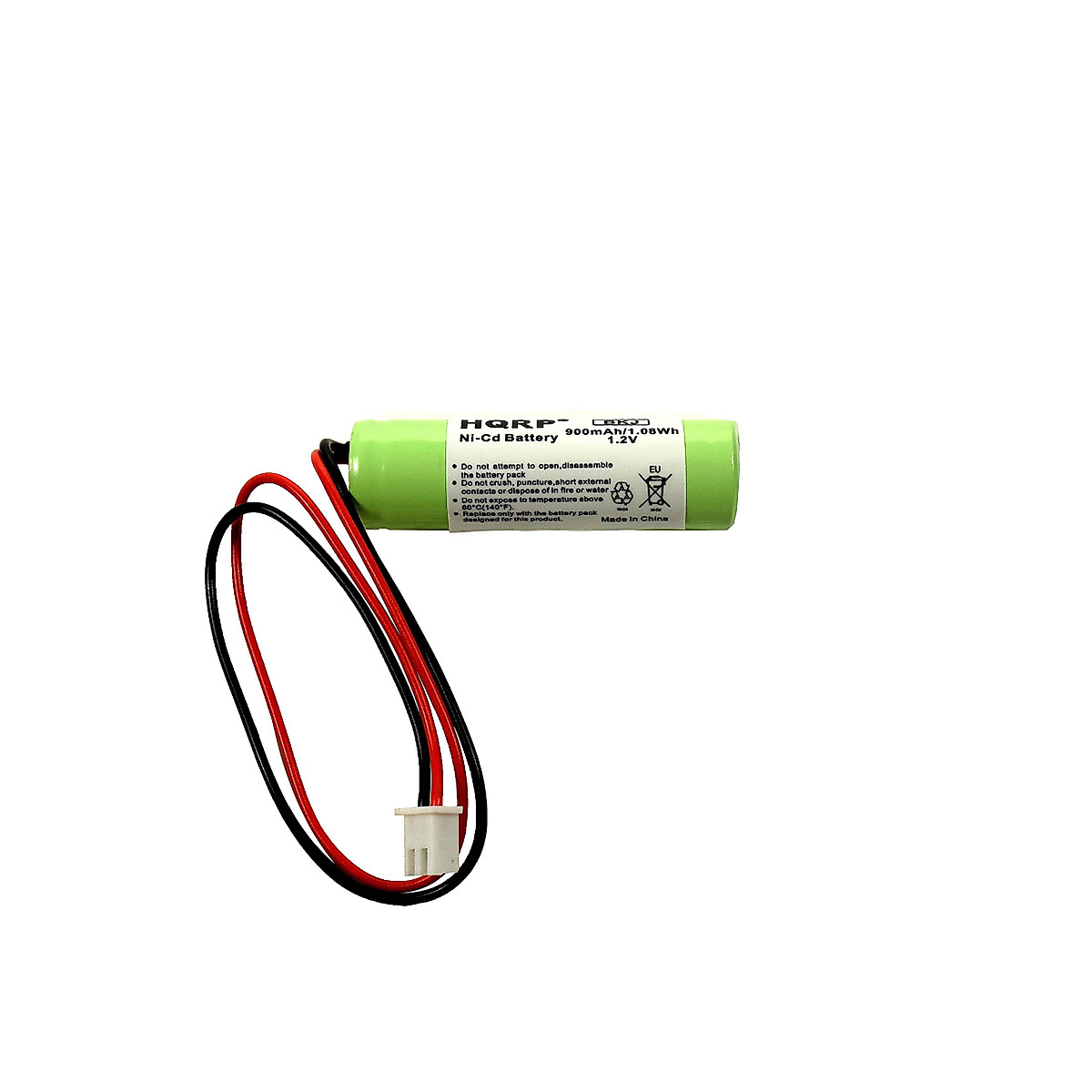 HQRP Emergency Exit Light Battery Compatible with Unitech AA900mAh, OSA268 OSI OSA-268, MINBO AA-1000, Lithonia EXR LED EL M6 KR-AA900MAH KRAA900MAH ELB CS01 Lithonia ELBCS01 CUSTOM-332 BST DAA900BT