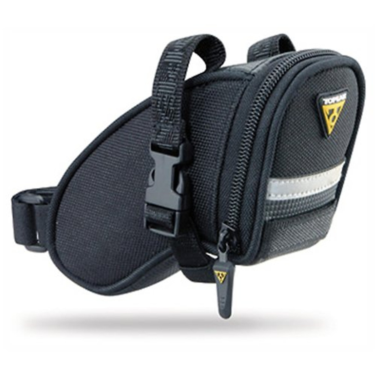 Topeak Aero Wedge Seat Bag - Strap-on, Micro, Black