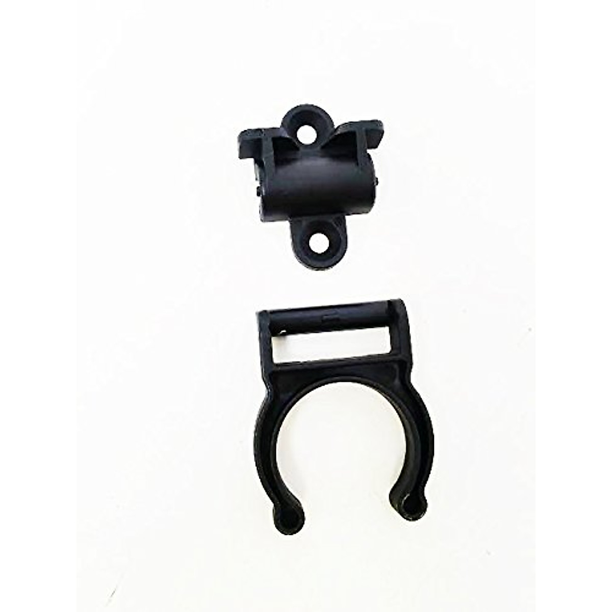 Pactrade Marine Boat Canoe Kayak Pair (2 PCS) of Black Folding Paddle Clip Kit