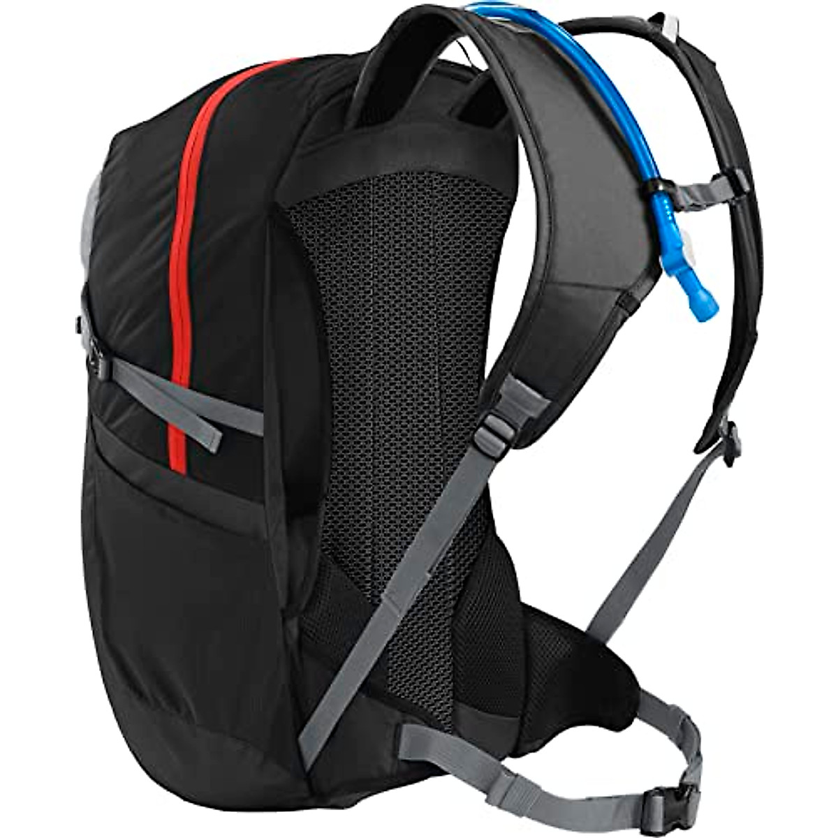 CamelBak Fourteener 26 Hiking Hydration Pack - Hike Backpack - 100 oz, Graphite/Red Poppy