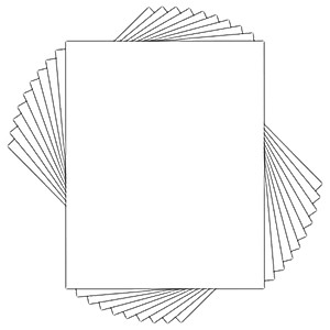 Golden State Art, Uncut 16x20 White Mats Matboards, Acid Free, for Photos, Frames, DIY Projects (10 Pack, 16x20 Inches)