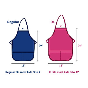 Personalized Kids Apron - Chef Apron for Kids - Add a Name to Personalize Kids Aprons for Girls or Boys