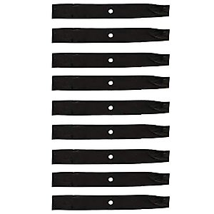 Set of 9 New Lawn Mower Blade Fits Toro, Universal 50" Decks, 74370, 74372, 74373, 74374, TIME Cutter Z, Time Cutter Z, Z5000 Models Interchangeable with 110-6837-03, 110-6837-03 112-9759-03, 1