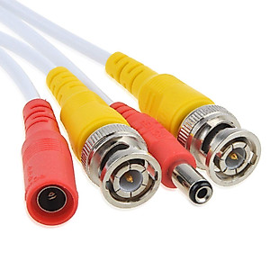 PK Power White 150ft BNC Extension Cable for Lorex LBV8721AB 4K 8MP MPX Security Camera