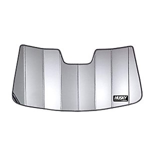 Husky Liners — Custom Fit Sunshade | Fits 2015 - 2024 Ford F-150 (includes 22-23 Lightning SuperCrew) 2017 - 2024 F-250, F-350, Silver | 97007