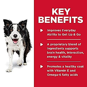 Hill's Science Diet Adult 7+ Senior Vitality Dry Dog Food, 21.5 lb. Bag