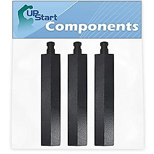 UpStart Components 3-Pack BBQ Gas Grill Tube Burner Replacement Parts for Beefeater 3-Burner - Compatible Barbeque Cast Iron Pipe Burners 15 3/4"