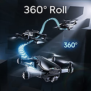 Drone with Camera 1080P for Adults Foldable RC Quadcopter Drone for Kids Beginners with Altitude Hold, One Key Take Off/Landing, RC Toys Gifts for Kids and Adults