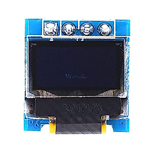 White 0.49 inch OLED Display Module 64x32 SSD1306 0.49" Screen I2C IIC Super Bright for Arduino AVR STM32