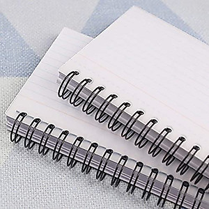 Koogel 400 Pages Index Card, 3 x 5 Inch White Learning Card Note Cards 8 Pack of White Paper Ring Index Cards Bulk Index Cards for Home School Office