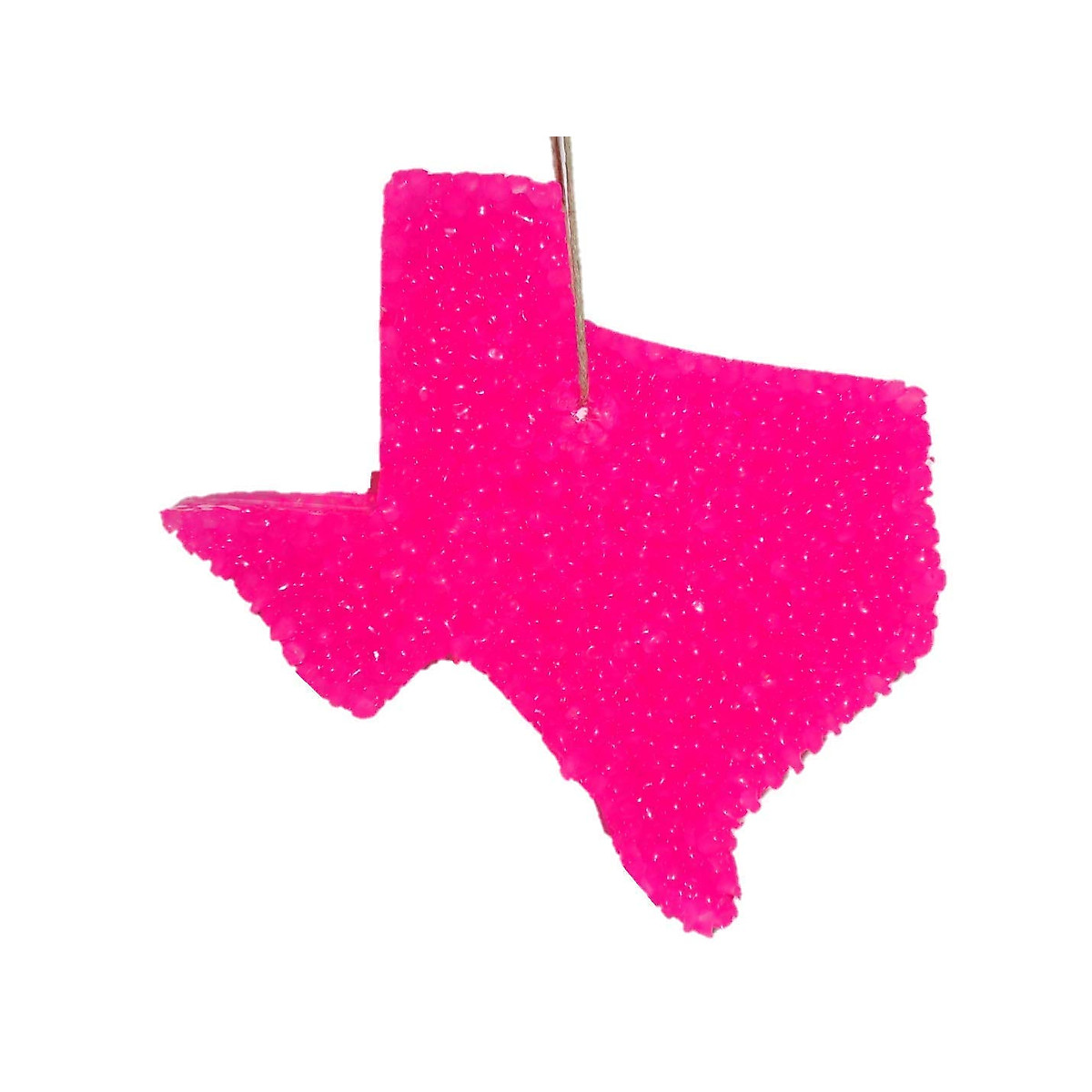 ChicWick Car Candle Texas Shape Hot Pink [Choose Fragrance] Car Freshener
