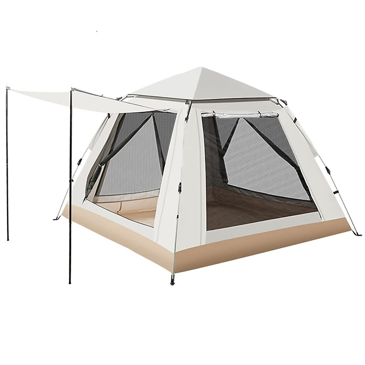 Pop Up Tents for Camping - Quick Setup Folding Tent | 2/3/4 Person Camping Tent for Hiking, Travel or Beach | Water Resistant Inflatable Tent