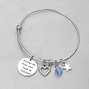 De&ai inspirational gifts girlfriend gift birthday gift Inspirational Bracelet for girlfriend Bracelet Christmas gift for goddaughter gift for Granddaughter gift Motivational Bracelet