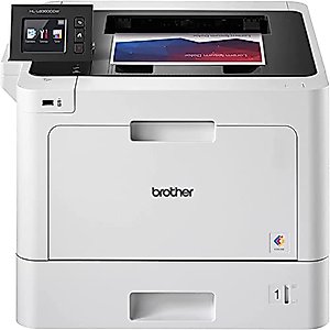 Brother HL-L8360CDW Wireless Single-Function Color Laser Printer - Print Only - USB, Ethernet, WiFi, NFC Connectivity, 2.7" Touchscreen LCD, 31 ppm, 600 x 2400 dpi, Auto Duplex Printing (Renewed)