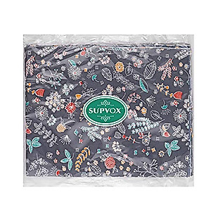 SUPVOX 6pcs Floral Cotton Quilting Fabric Patchwork DIY Flower Pattern Fabric Quilt Squares for DIY Craft Sewing Quilting Scrapbooking