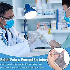 Adjustable Wrist Support Brace Thumb Splint Stabilizer Hand Support Ligament Injury Arm Protection Strap Corrector (Common to left and right)