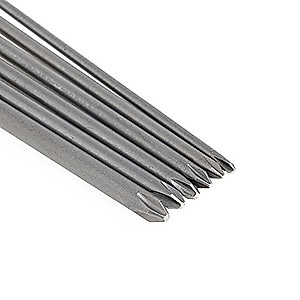 Yakamoz 6Pcs 1/4 Hex Shank Magnetic Cross Phillips Screw Head Screwdriver Bits Set Power Tools | 5.9-Inch Length