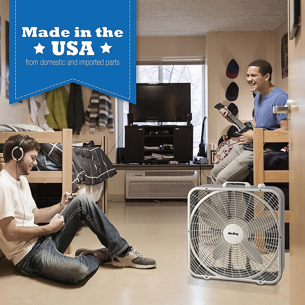 Air King 9723 20-Inch 3-Speed Box Fan , White