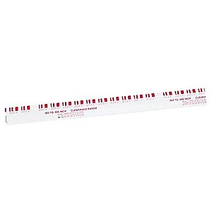 Speedway Motors Red Plastigauge for Bearing Clearance .002-.006 Inch