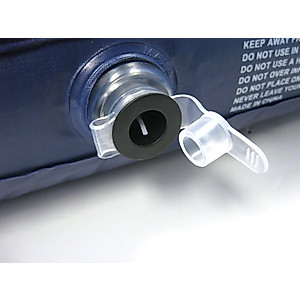 Zaltana Double Size Air Mattress with DC air Pump (Operated by D 4 Cell Battery)