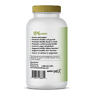 1-TDC WorksSoWell IP-6 Energy Immune Support Formula – 240 V-Caps – Helps Promote Healthy Bones – Total Body Health and Immunity