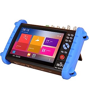 CCTV Tester Pro with 7 Inch Touch Screen-Support IP+Analog+TVI+CVI+AHD+SDI Camera Tester/HDMI-with Cable TDR/IP Discovery/OPM/VFL