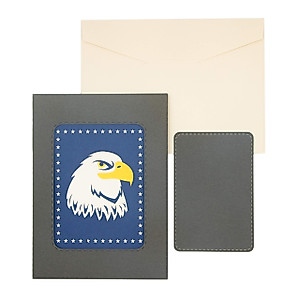 Ribbli USA Eagle Handmade 3D Pop Up Card,Greeting Card,Bird Card,National Flag Card,Patriotic Card,Birthday Card,For Memorial Day,4th of July,Flag Day,Independence Day,Veterans Day,with Envelope