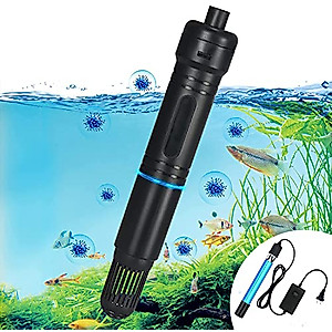 Aquarium Water Clean Clear Lamp Green Clean Machine w/Protect Shell Fits 20-200 Gallon Fish Tank Waterproof Light for Sump Pond Pump Filter 5W 254nm (Pump not Included, lamp is Inside The Shell)