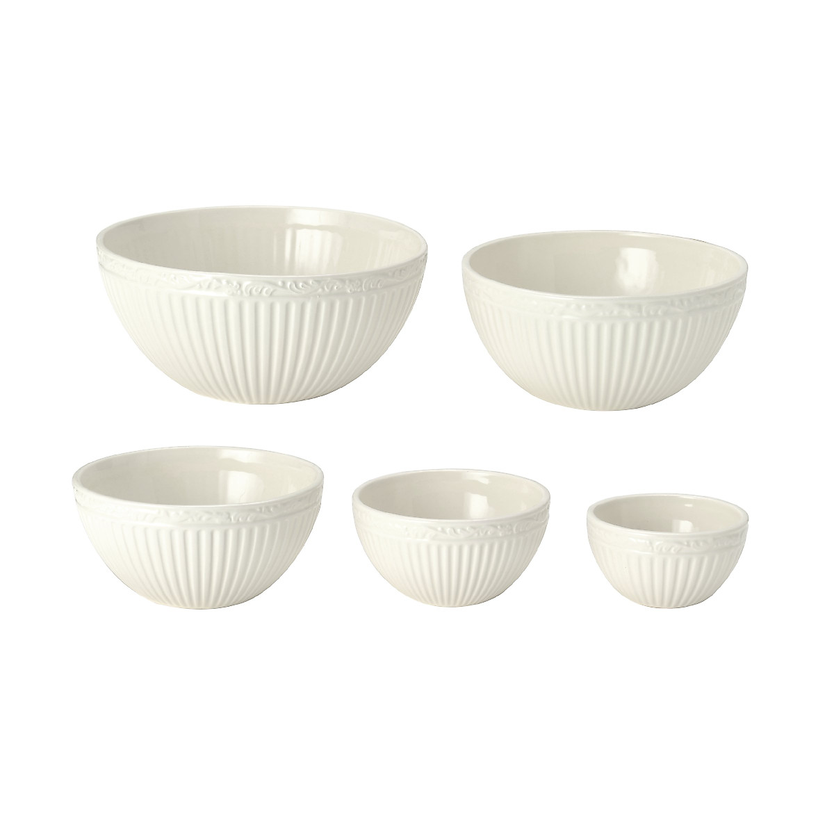 Mikasa Italian Countryside 5-Piece Nesting Bowl Set