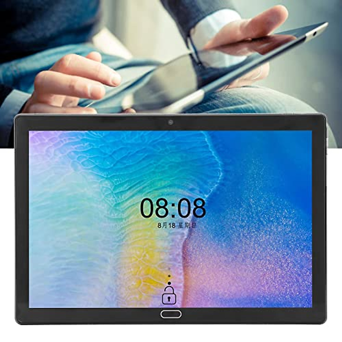 Bewinner 10in Tablet for Android 10.1, 4GB RAM 64GB ROM,IPS HD Screen, Octa Core Processor, Dual Sim 4G LTE Call Tablet, 5G WiFi Tablet PC GPS Dual Camera(US)