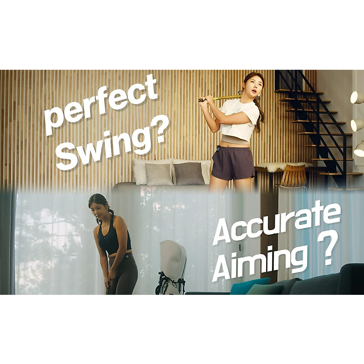 MYAIMING Golf Aiming and Body Turn Practice at Once. T-1000