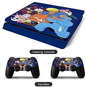 Supra Prukogi Compatible with PS4 Slim controller and console skin sticker protective cover wireless/wired gamepad controller