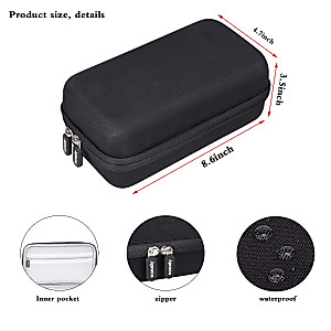 Aproca Hard Carry Travel Case Compatible with WOWOTO A5 Pro Mini Projector