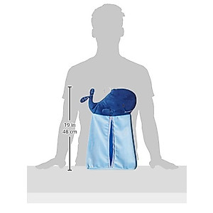 Levtex Baby Blue Whale Diaper Stacker