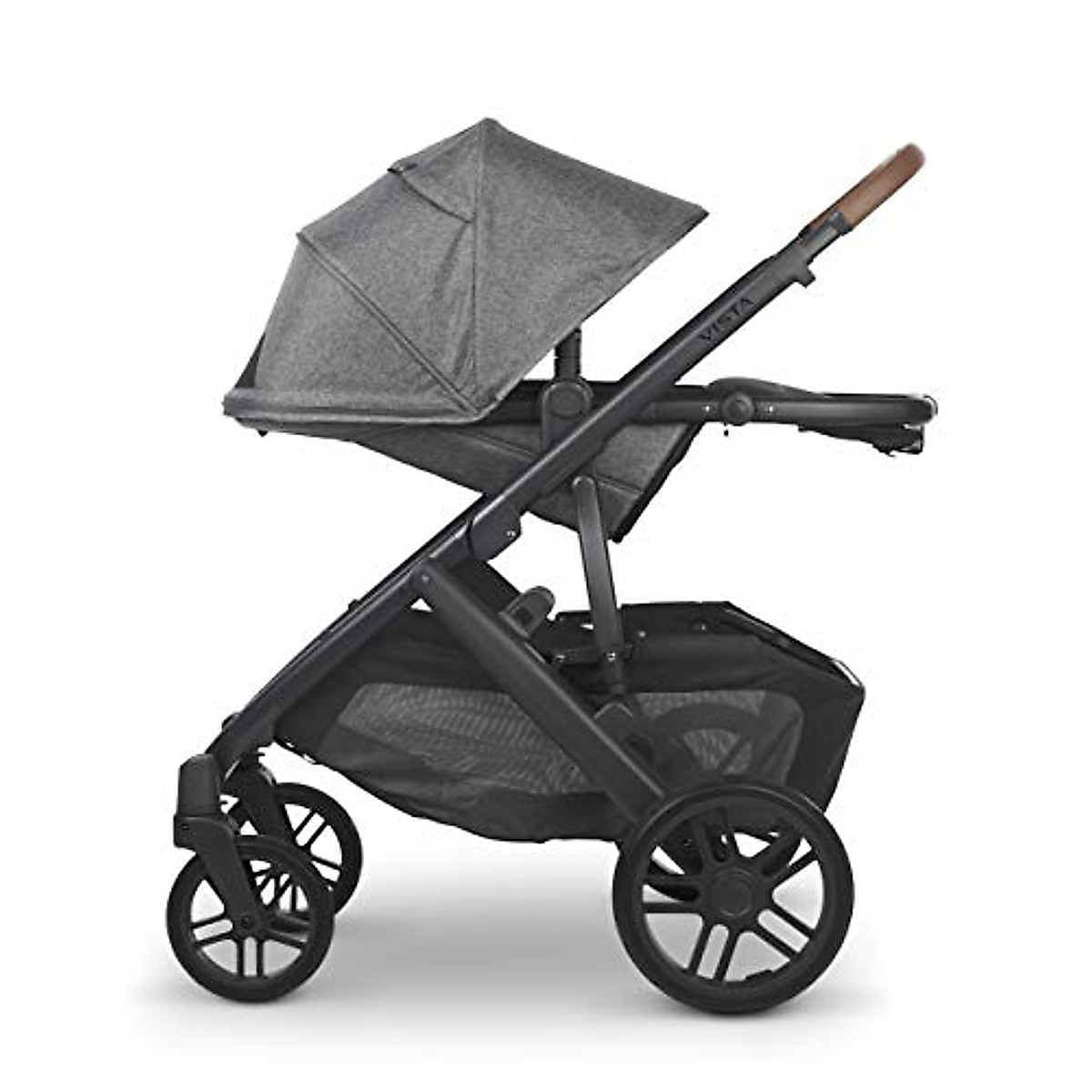 Vista V2 Stroller - Greyson (Charcoal Melange/Carbon/Saddle Leather)