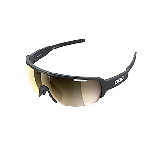 POC DO Half Blade Unisex Adult Sunglasses, Uranium Black, One