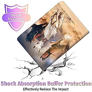 Case for iPad Pro 11 Inch 4th/3rd/2nd/1st Generation 2022/2021/2020/2018, Fit Also iPad Air 4/5 th 10.9 inch Adjustable Stand Auto Sleep/Wake, Horse