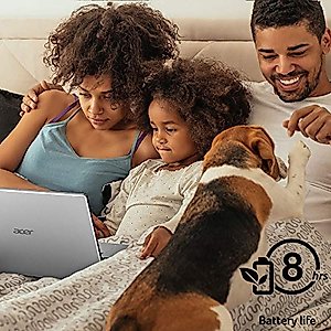 Acer Aspire 5 A515-55-378V, 15.6" Full HD Display, 10th Gen Intel Core i3-1005G1 Processor (Up to 3.4GHz), 4GB DDR4, 128GB NVMe SSD, WiFi 6, HD Webcam, Backlit Keyboard, Windows 10 in S Mode