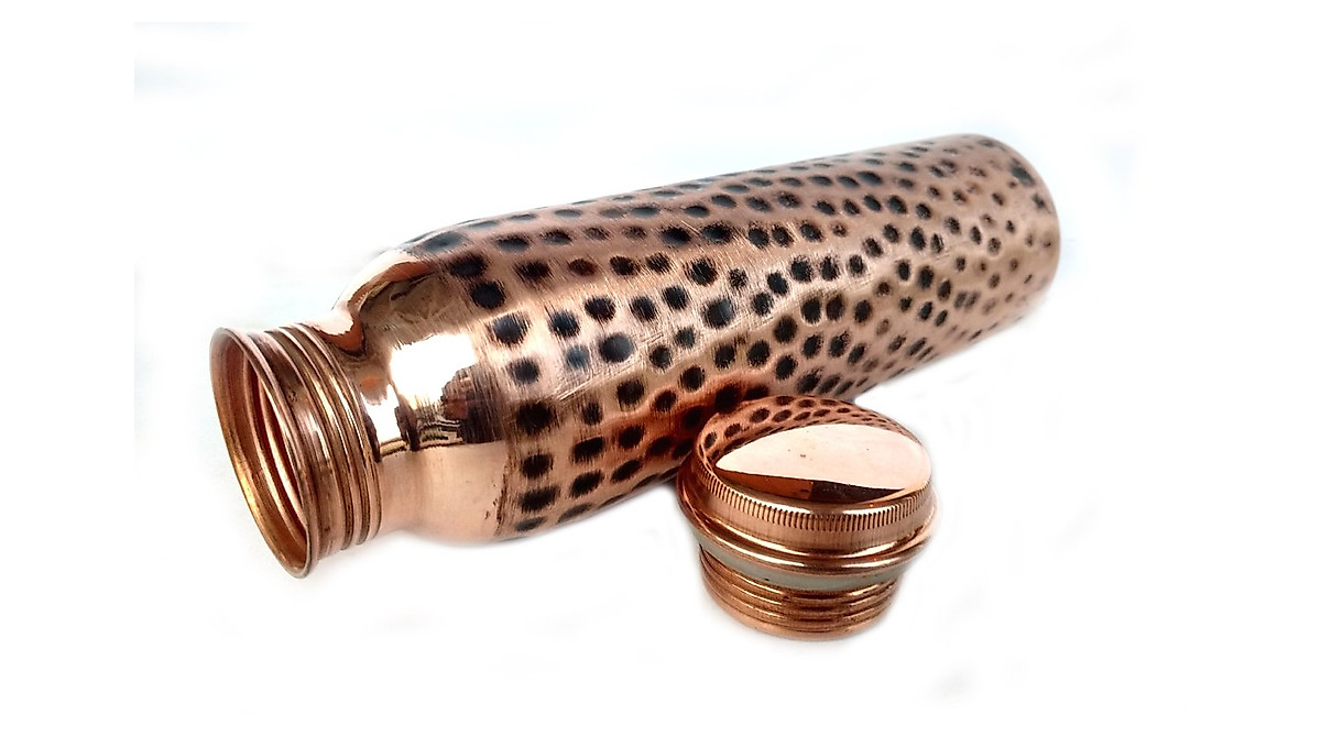 Rastogi Handicrafts Pur Copper Water Storage Tank 4L | Handmade Indian ...