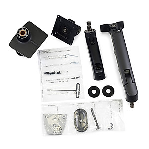 Ergotron – HX HD Premium Heavy Duty Gaming Monitor Arm, Single Monitor Desk Mount – for 1000R Curved Ultrawide Monitors Up to 49 Inches, 28 to 42 lbs, VESA 75x75mm or 100x100mm – HD Pivot, Matte Black